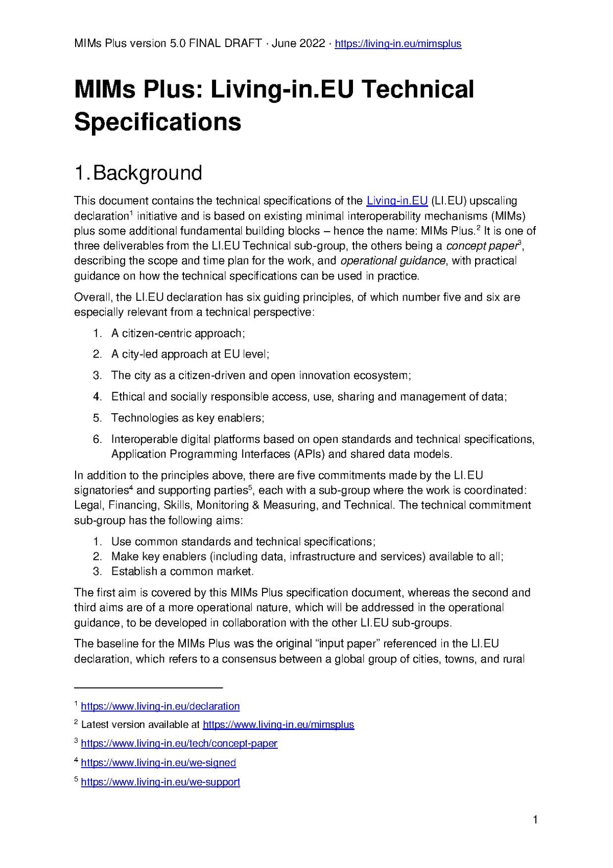 MIMs Plus version 5 Final - OpenCommons