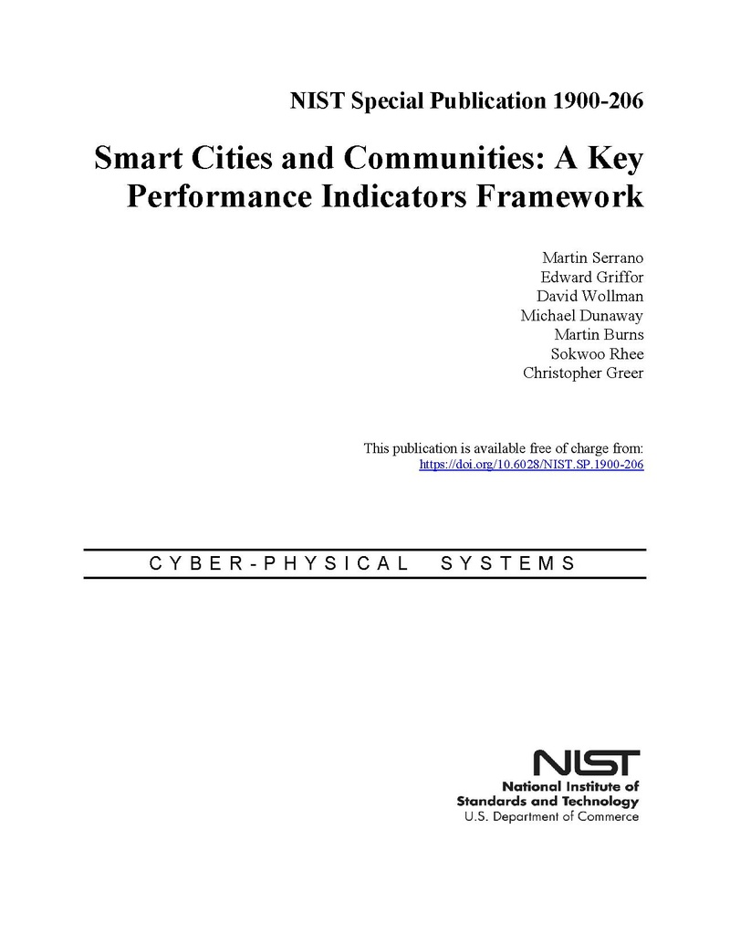 Smart Cities: A Key Performance Indicators Framework - OpenCommons