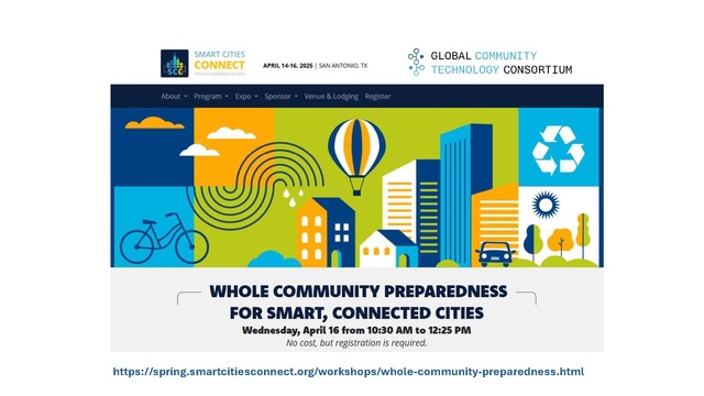 Whole Community Preparedness for Smart, Connected Cities - OpenCommons